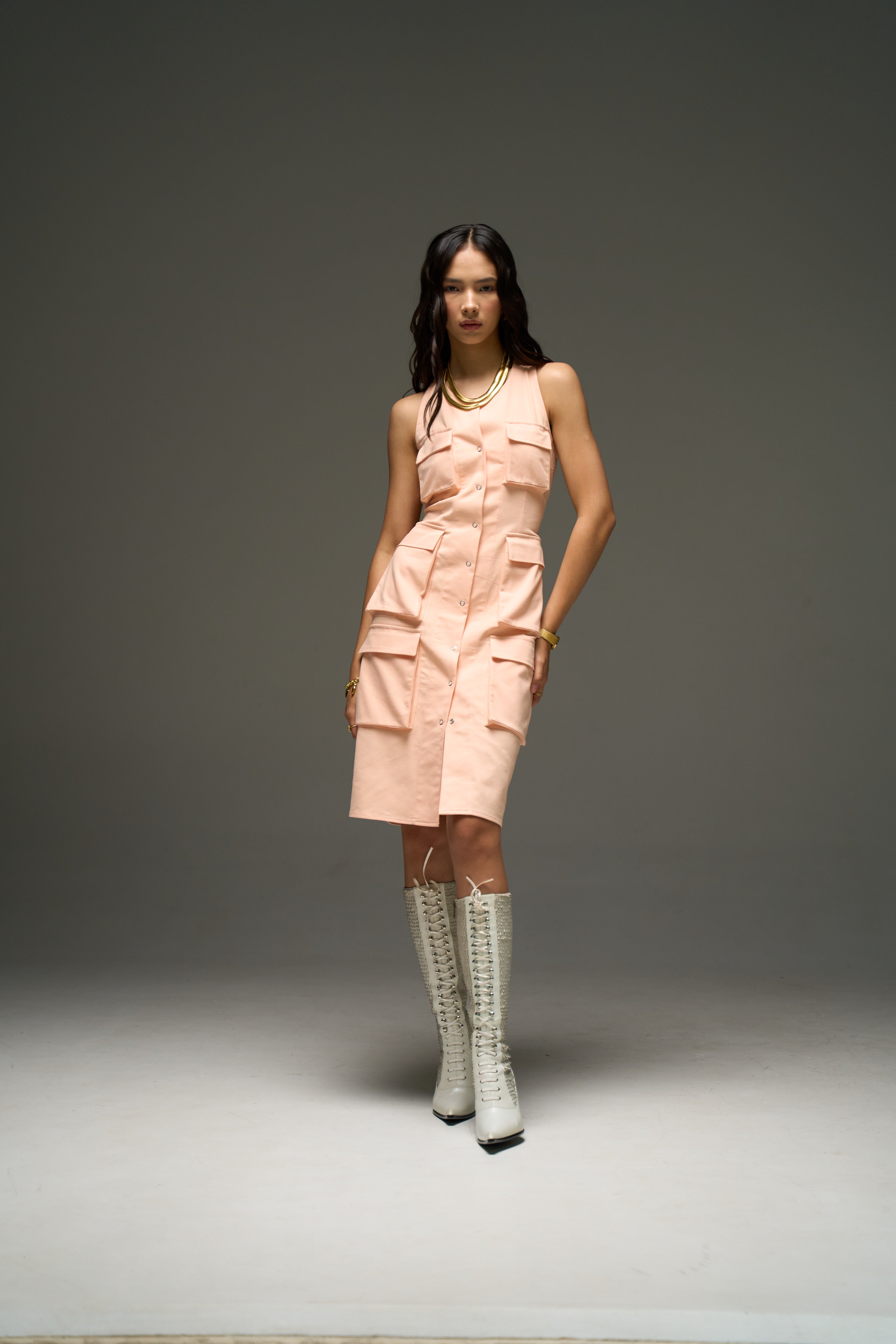 Multi-pocket cargo dress – SUTAY